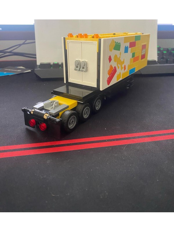 LEGO MOC Lego Delivery Truck B-Double trailer moc (60440) by Rommey1000 ...