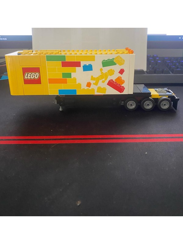 LEGO MOC Lego Delivery Truck B-Double trailer moc (60440) by Rommey1000 ...