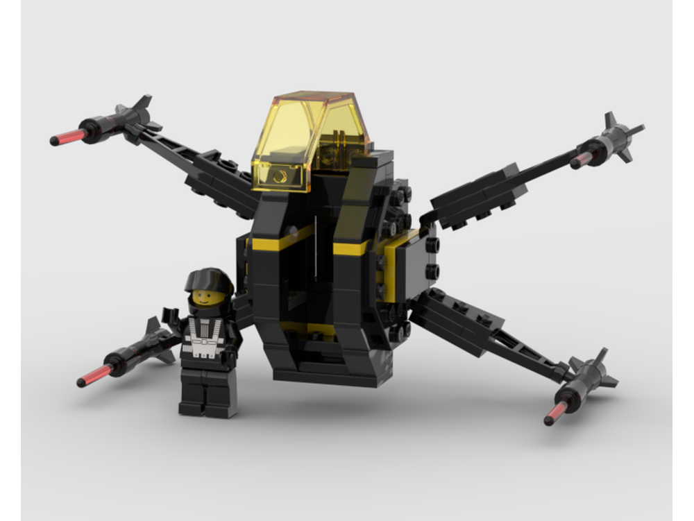 Lego Moc Blacktron Infuriator By Timmy99 Rebrickable Build With Lego