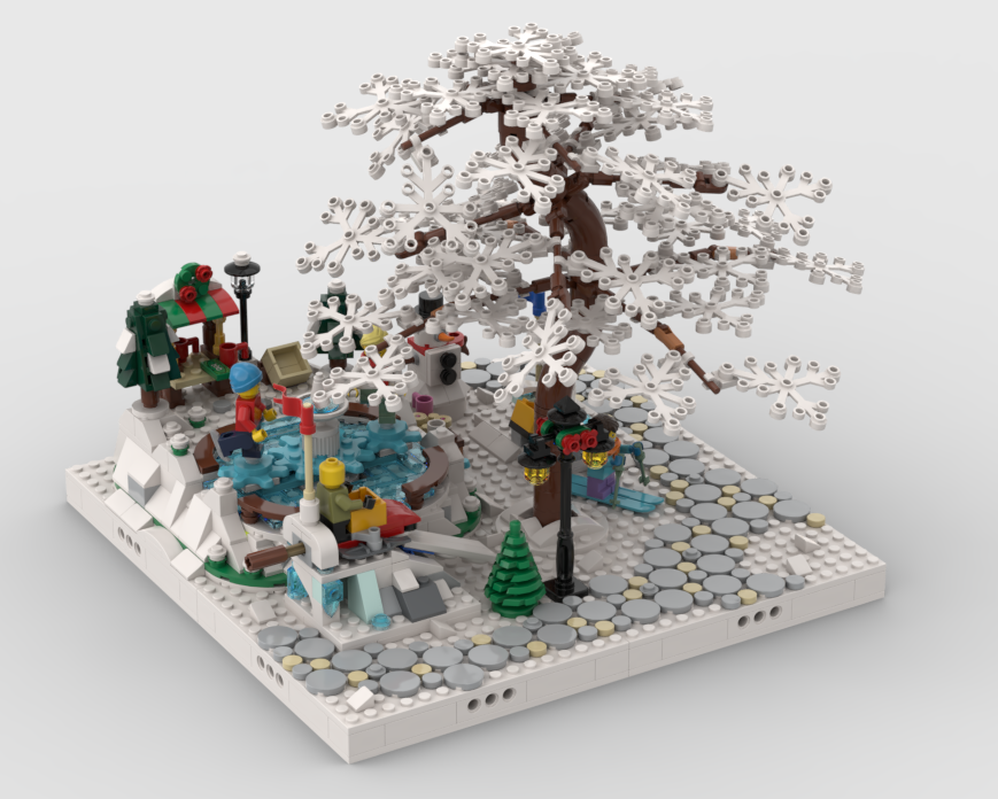 LEGO MOC Winter Village - Display for sets 40424 + 40416 by gabizon ...