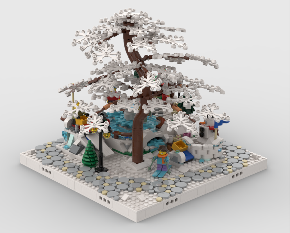 LEGO MOC Winter Village - Display for sets 40424 + 40416 by gabizon ...