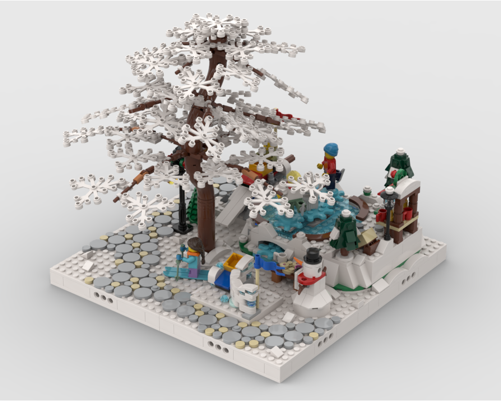 LEGO MOC Winter Village - Display for sets 40424 + 40416 by gabizon ...