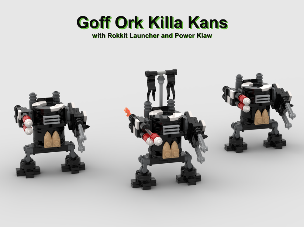 LEGO MOC Goff Ork Killa Kans by mDaro | Rebrickable - Build with LEGO