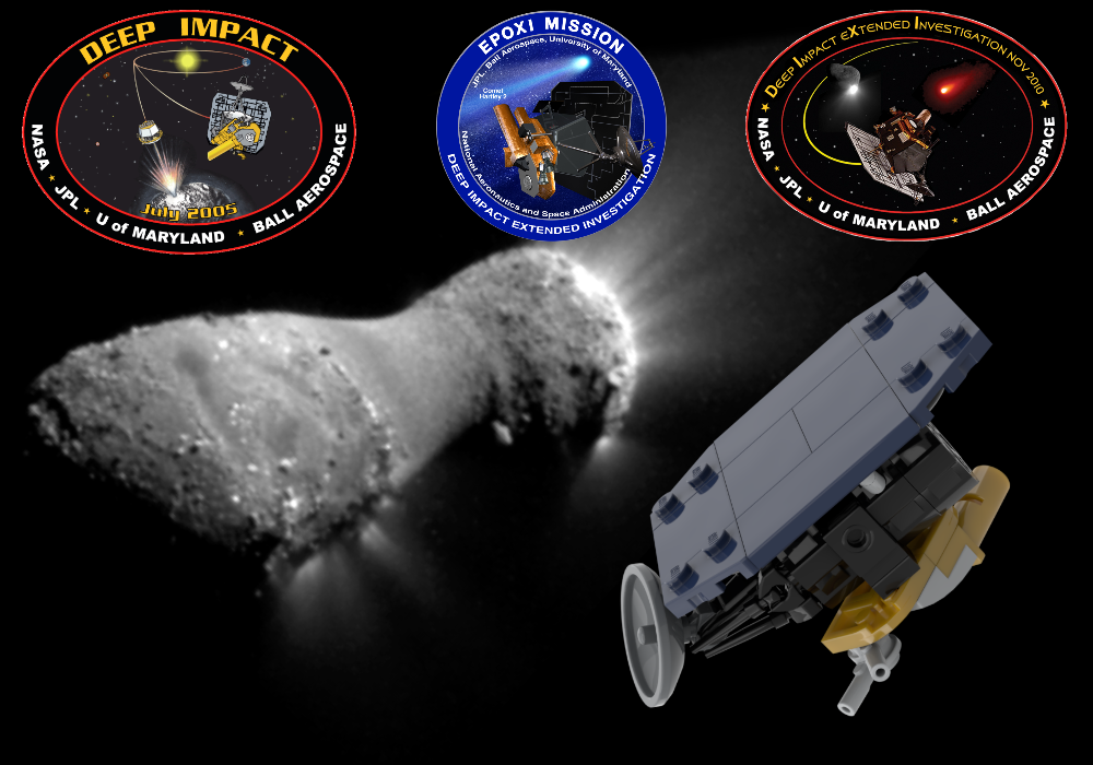 Lego Moc Deep Impact Epoxi Spacecraft By Orchardbuilds Rebrickable