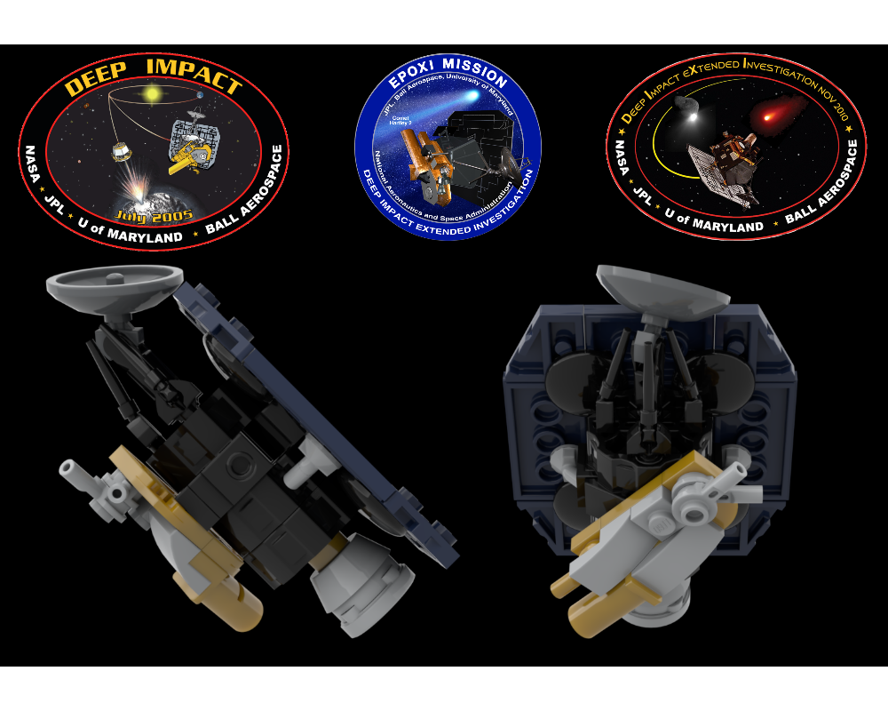 Lego Moc Deep Impact Epoxi Spacecraft By Orchardbuilds Rebrickable