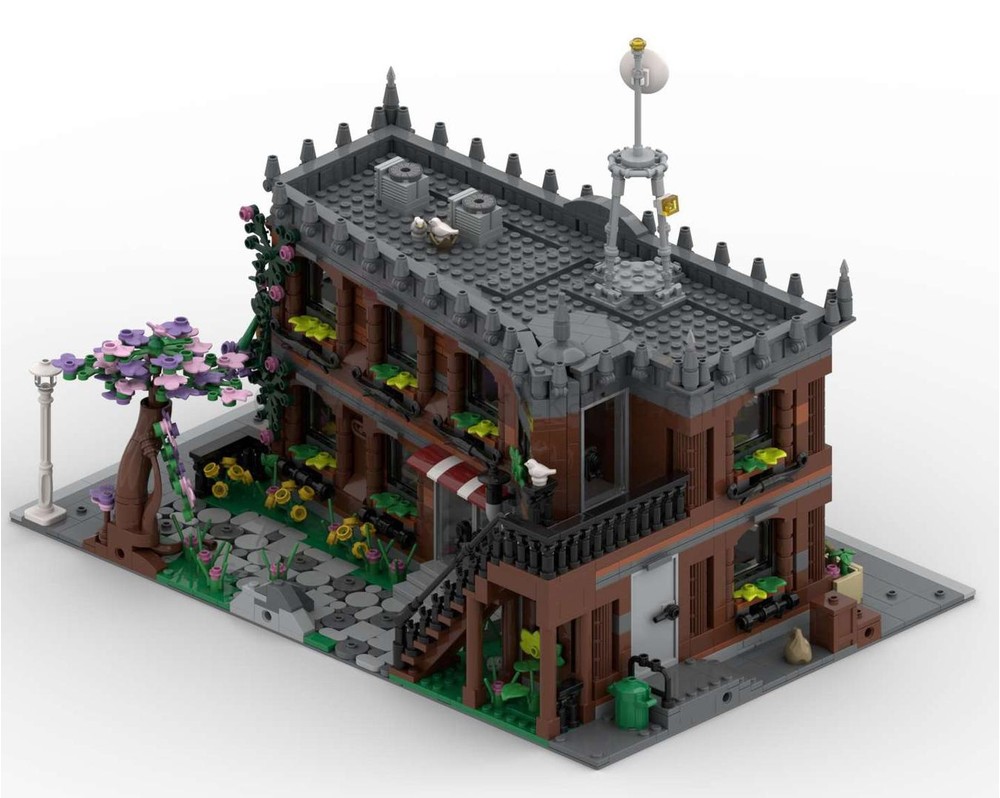LEGO MOC The Downtown Pub | Modular Building by The Pirate Shipwright ...