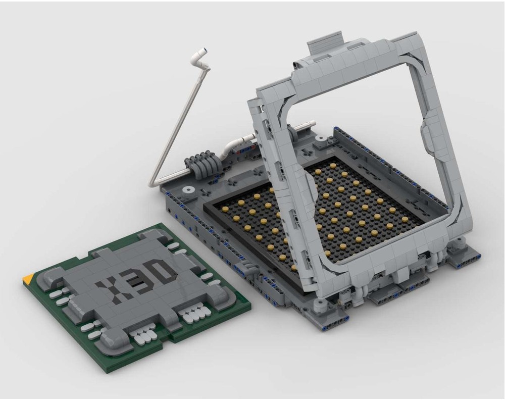 LEGO MOC 9800X3D AMD CPU by duhao1984 | Rebrickable - Build with LEGO
