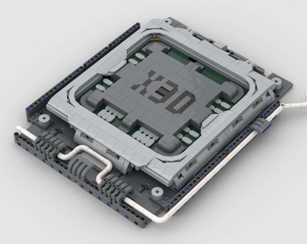 LEGO MOC 9800X3D AMD CPU by duhao1984 | Rebrickable - Build with LEGO