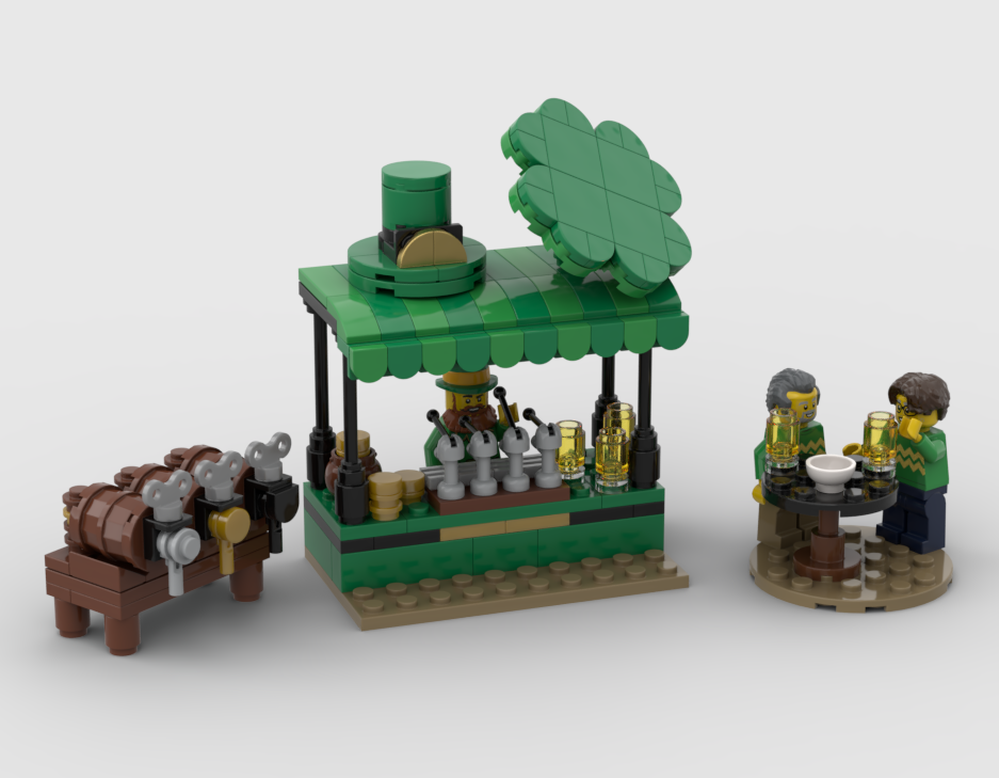 LEGO MOC Saint Patrick's Day Stand by gabizon | Rebrickable - Build ...