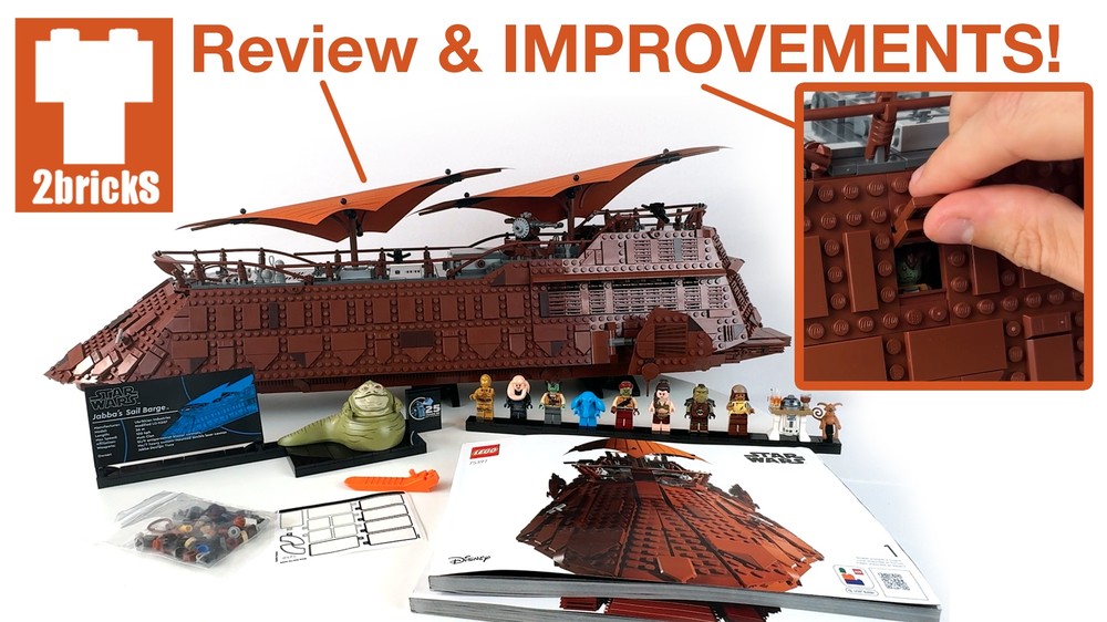 LEGO MOC Upgrades to 75397 Jabba's Sail Barge! (Watch video!) by ...