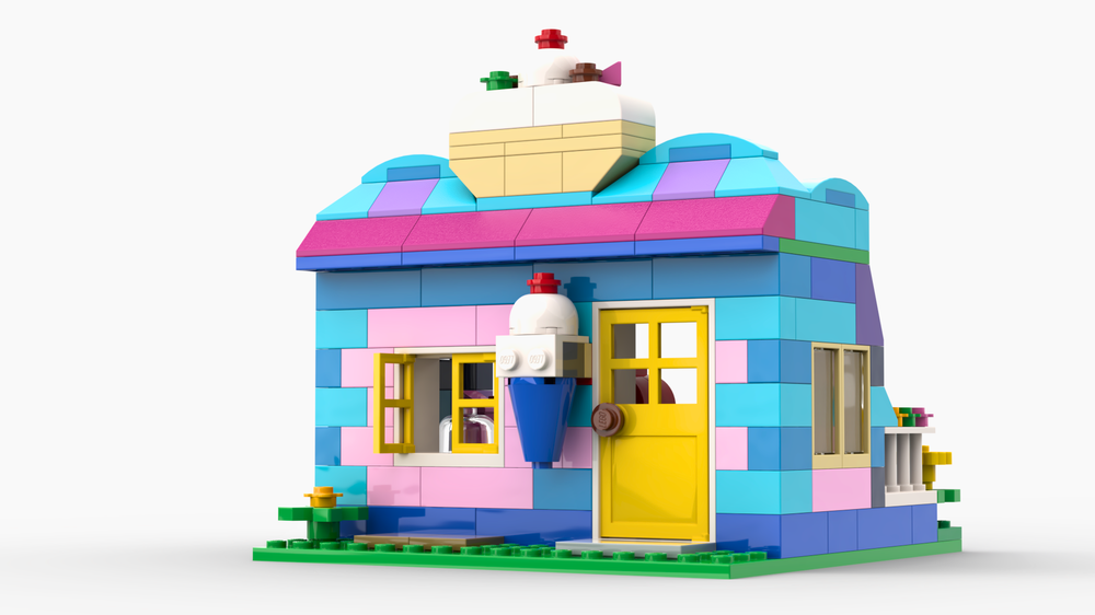 LEGO MOC 10698 Ice cream parlor by Lenarex | Rebrickable - Build with LEGO