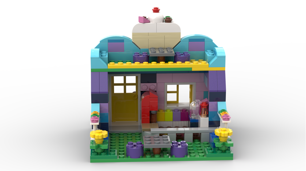 Lego Moc 10698 Ice Cream Parlor By Lenarex Rebrickable Build With Lego