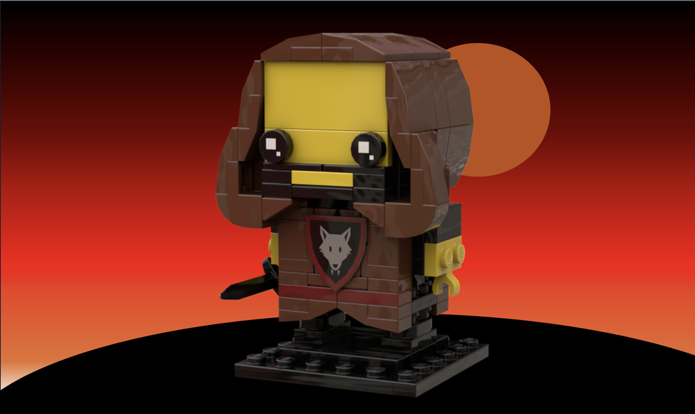 LEGO MOC Wolfpack knight Brickheadz by raguidel | Rebrickable - Build ...