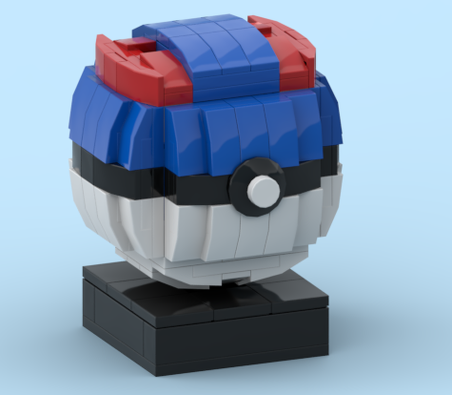 LEGO MOC Pokeballs - Great Ball by LegacyLego | Rebrickable - Build ...