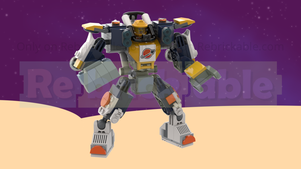 LEGO MOC CITY Space - Construction Mega-Mech (magazine) by watson.lego ...