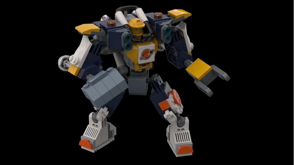 LEGO MOC CITY Space - Construction Mega-Mech (magazine) by watson.lego ...