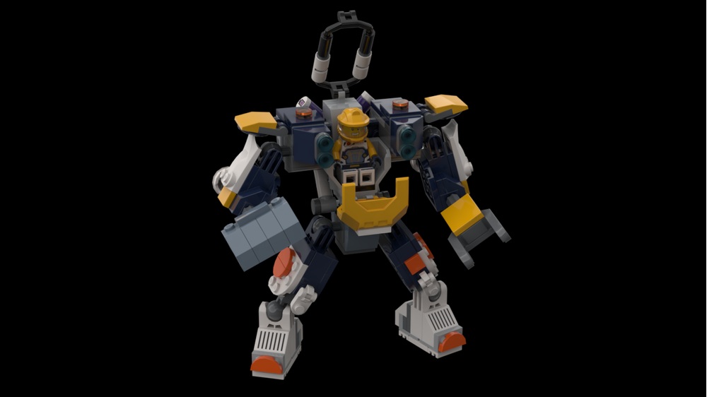 LEGO MOC CITY Space - Construction Mega-Mech (magazine) by watson.lego ...