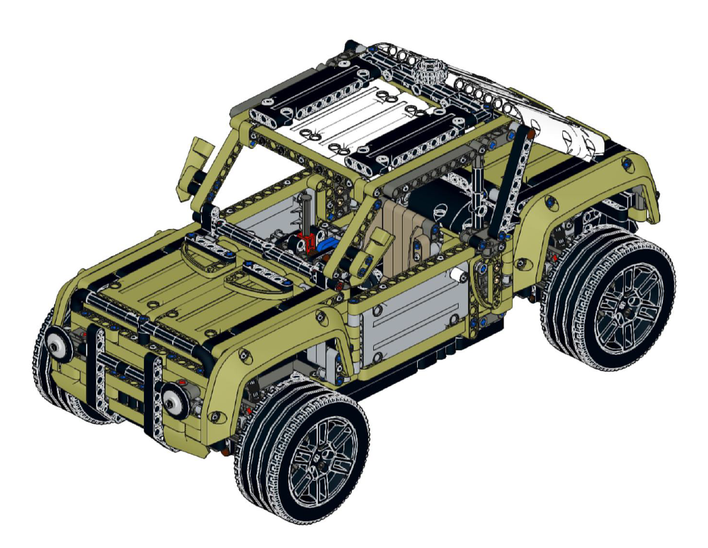 LEGO MOC 4x4 Buggy (alt . build from 42110 Land Rover) by hpergler ...