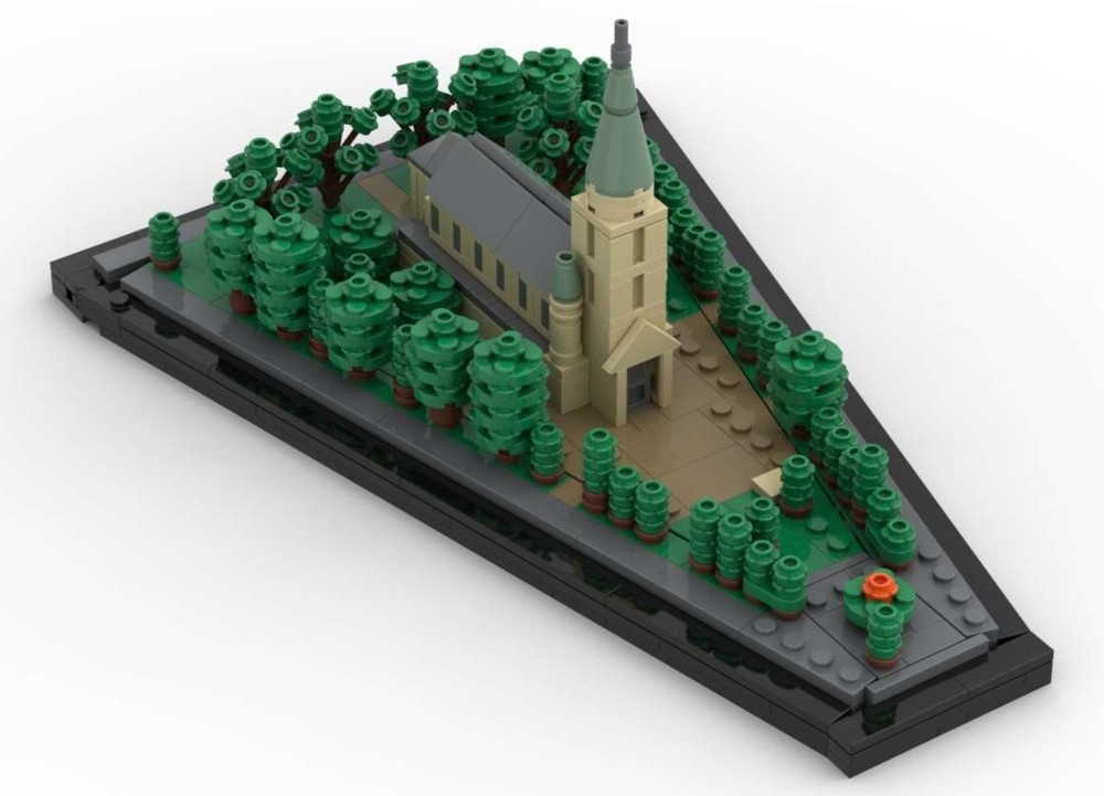 LEGO MOC Johanneskirche, Darmstadt, Germany by tralux21 | Rebrickable ...