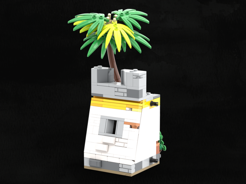 LEGO MOC Fort Broadbrick - 8x8 Wall module by Vanestream | Rebrickable ...