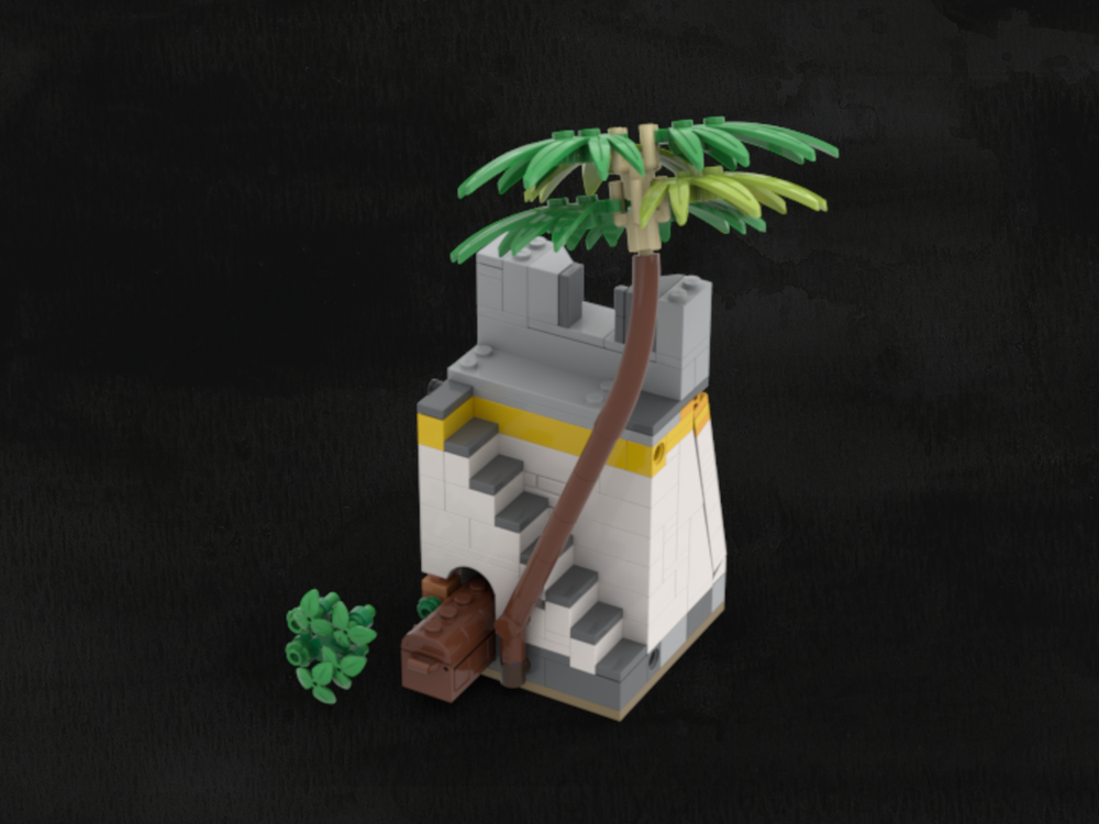 LEGO MOC Fort Broadbrick - 8x8 Wall module by Vanestream | Rebrickable ...