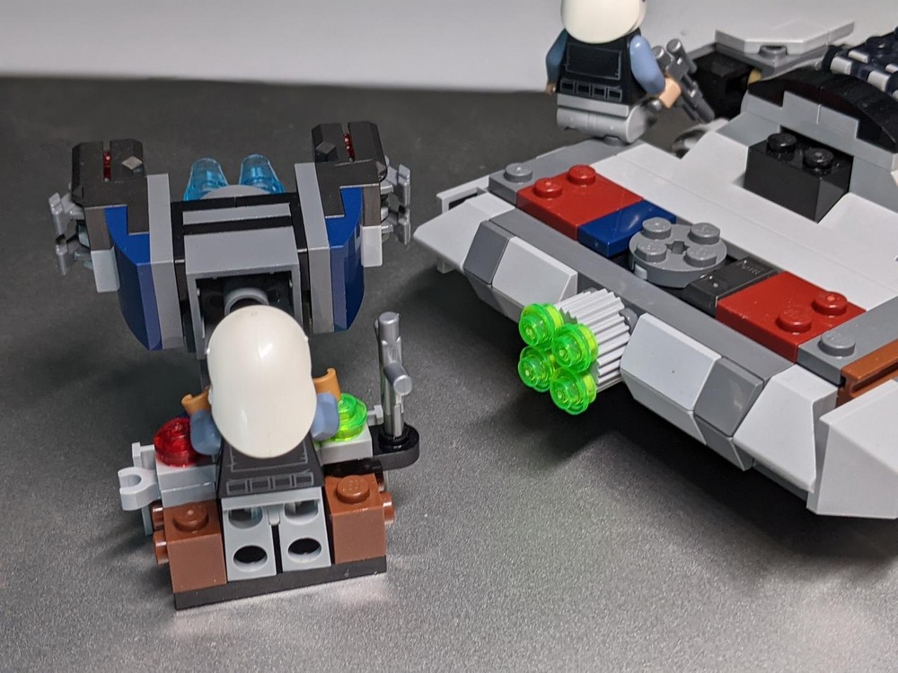 Lego Moc 40755 Rebel Combat Speeder By Masterbrickseparator