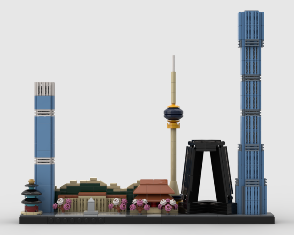 LEGO MOC Beijing Skyline by Skyline_Lover | Rebrickable - Build with LEGO