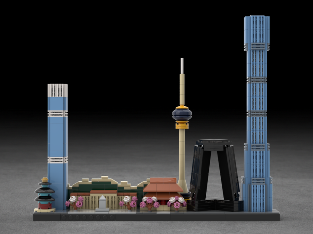 LEGO MOC Beijing Skyline by Skyline_Lover | Rebrickable - Build with LEGO
