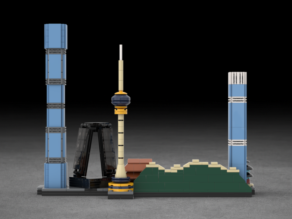 LEGO MOC-199235 Beijing Skyline by Skyline_Lover | Rebrickable - Build ...