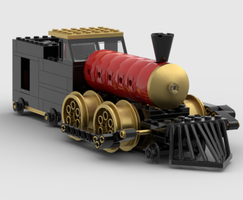 LEGO MOC Steam Train by Just a dude | Rebrickable - Build with LEGO