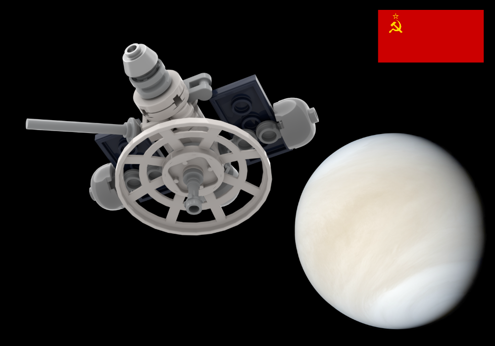 LEGO MOC Zond 1 / Venera 2 / Venera 3 Spacecraft by OrchardBuilds | Rebrickable - Build with LEGO