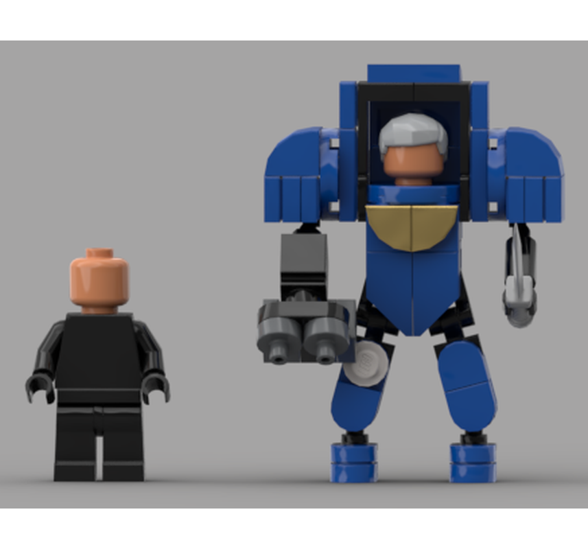 LEGO MOC Terminator squad ULTRAMARINES by thelegowolfpack | Rebrickable ...