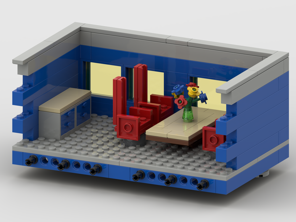 LEGO MOC Space Base Alpha - 7. Dining Room by TheWhiskyGuy ...