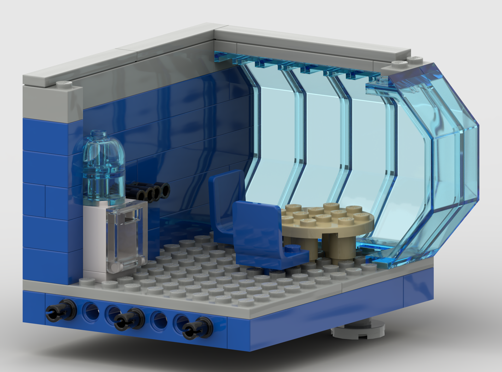 LEGO MOC Space Base Alpha - 8. Relaxation/Observation Room by ...