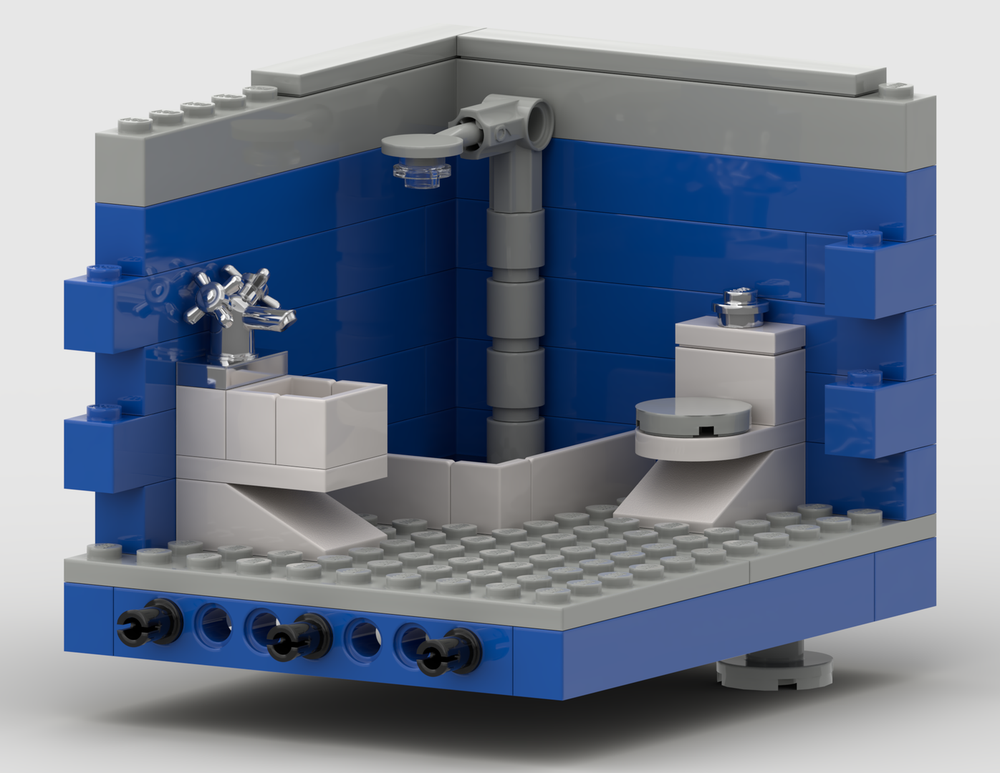 LEGO MOC Space Base Alpha - 10. Bathroom by TheWhiskyGuy | Rebrickable ...