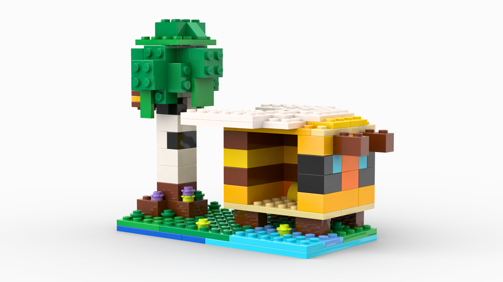 LEGO MOC 11015 Minecraft bee cottage by Lenarex | Rebrickable - Build ...