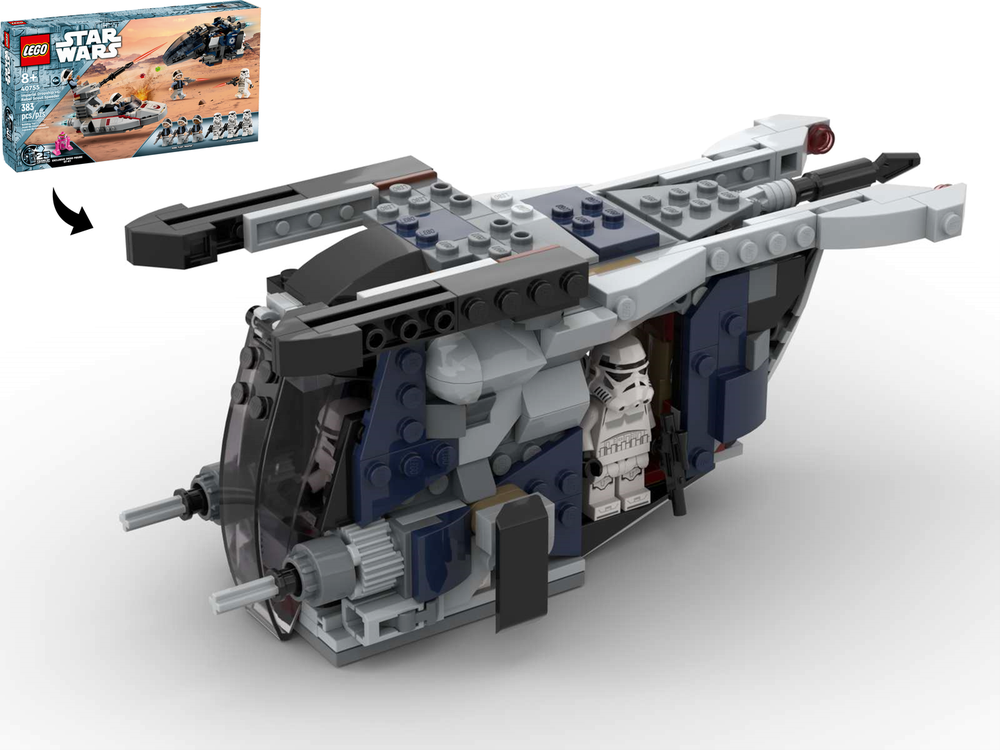 LEGO MOC LAAT/le Police Patrol Gunship - Alternate Build of 40755 ...