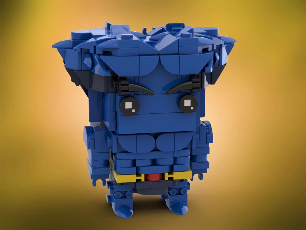 LEGO MOC Beast Brickheadz by Ant0noo | Rebrickable - Build with LEGO