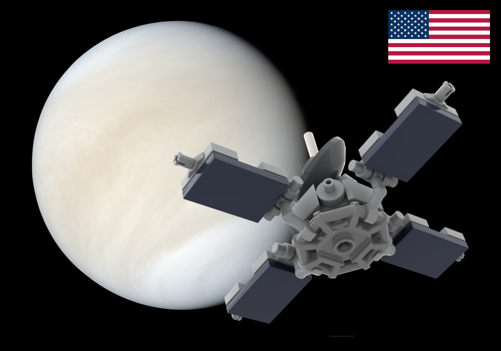 LEGO MOC Mariner 5 Spacecraft by OrchardBuilds | Rebrickable - Build ...