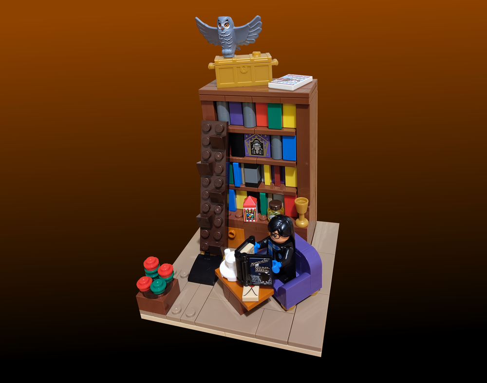 LEGO MOC 76399 Books Are My Passion by PocMoc | Rebrickable - Build ...