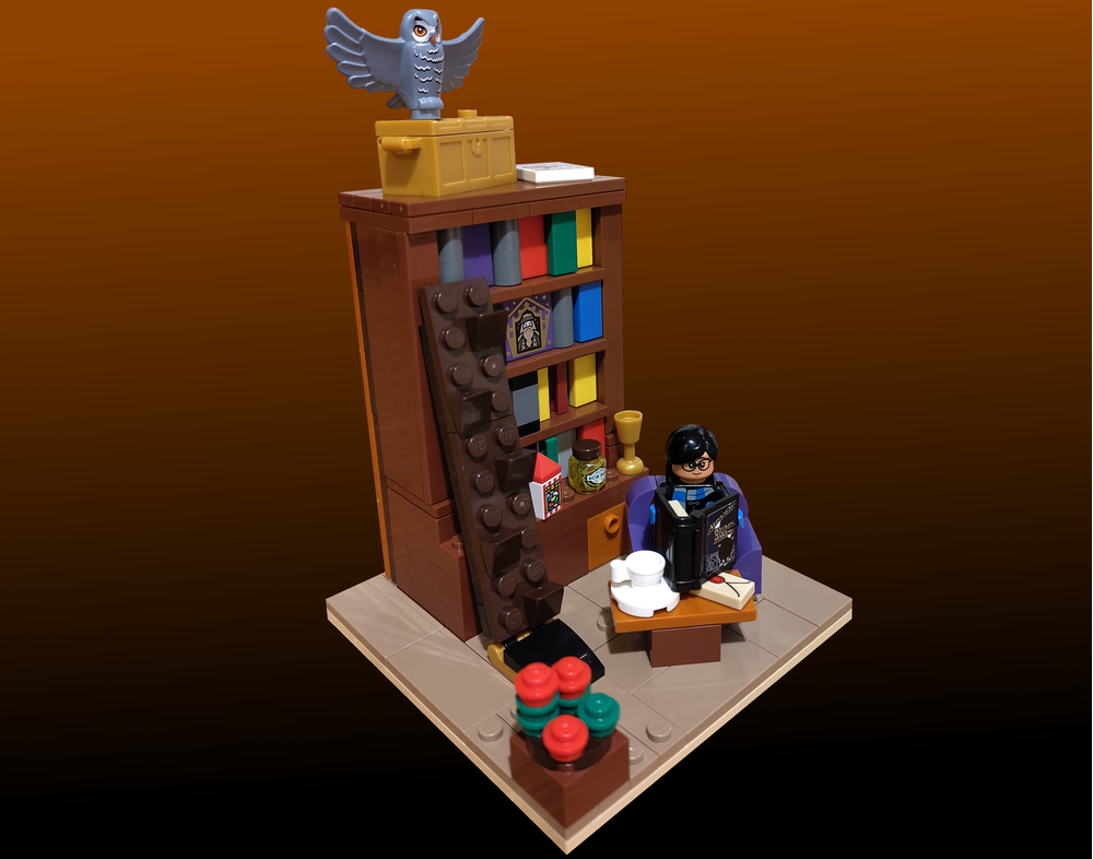 LEGO MOC 76399 Books Are My Passion by PocMoc | Rebrickable - Build ...