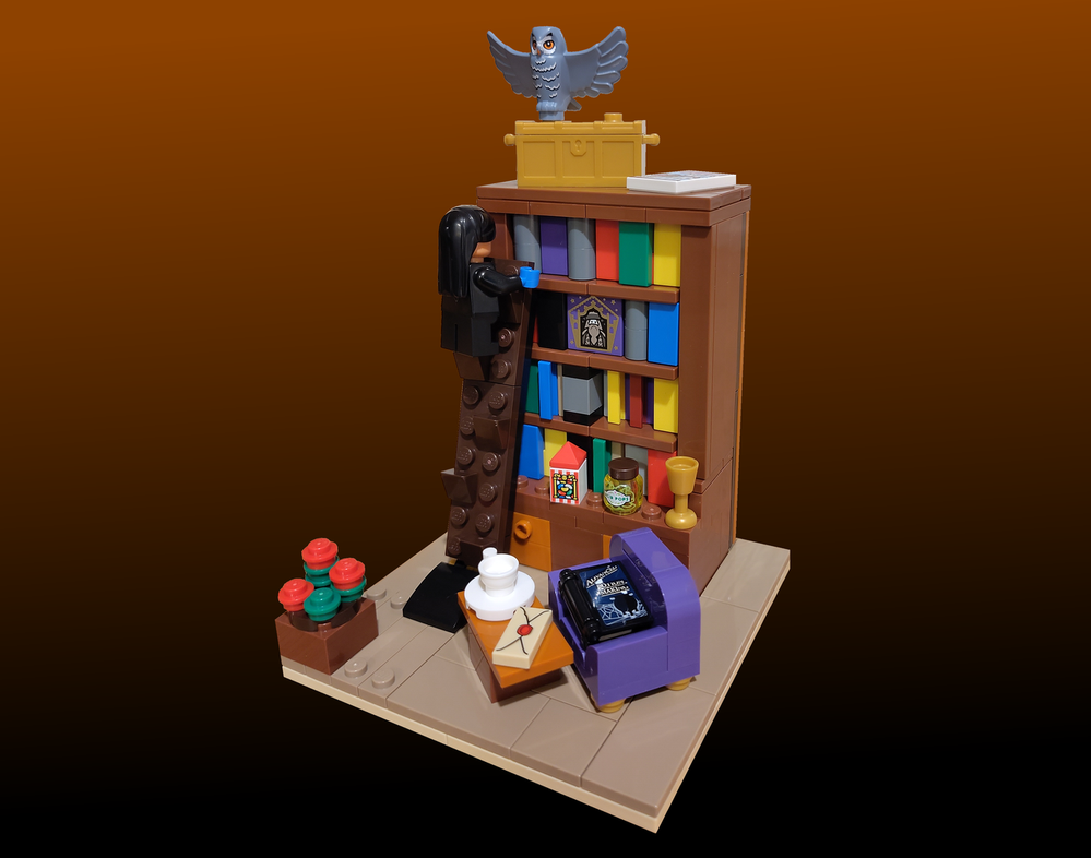 Lego Moc 76399 Books Are My Passion By Pocmoc Rebrickable Build