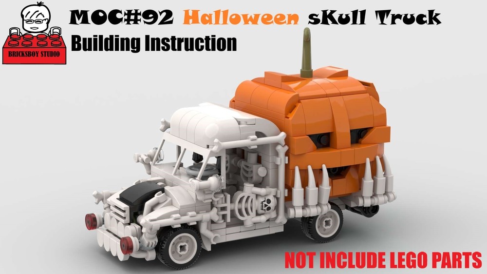 LEGO MOC MOC#92 Hallloween Skull Truck by bricksboy | Rebrickable ...