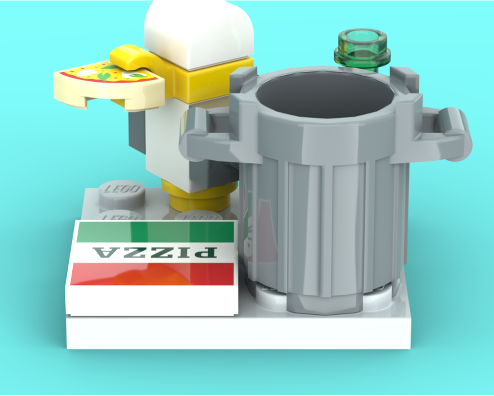 LEGO MOC Seagull with Garbage by Brickstarve | Rebrickable - Build with ...