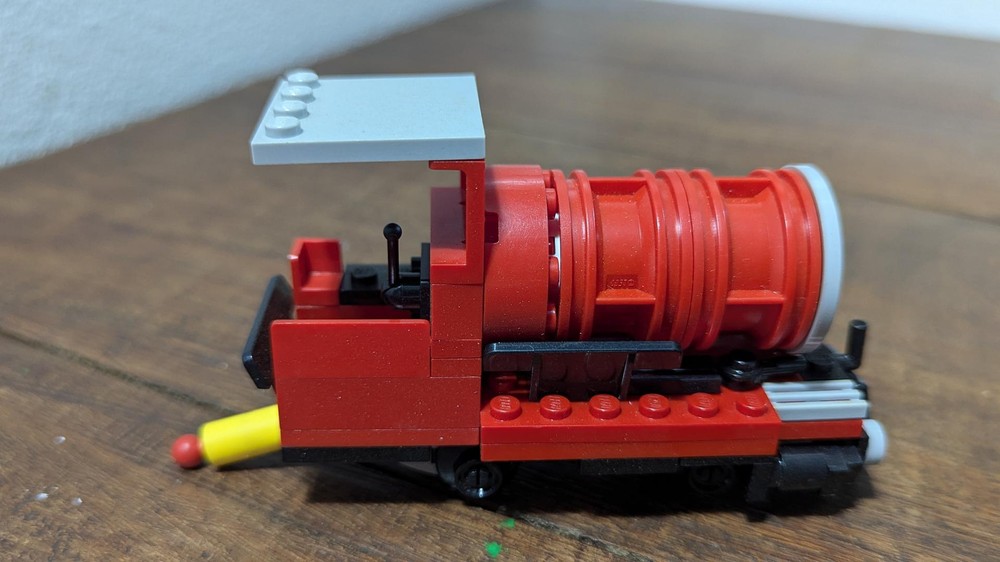 LEGO MOC Little Red Narrow-Guage Train by montythellama | Rebrickable ...