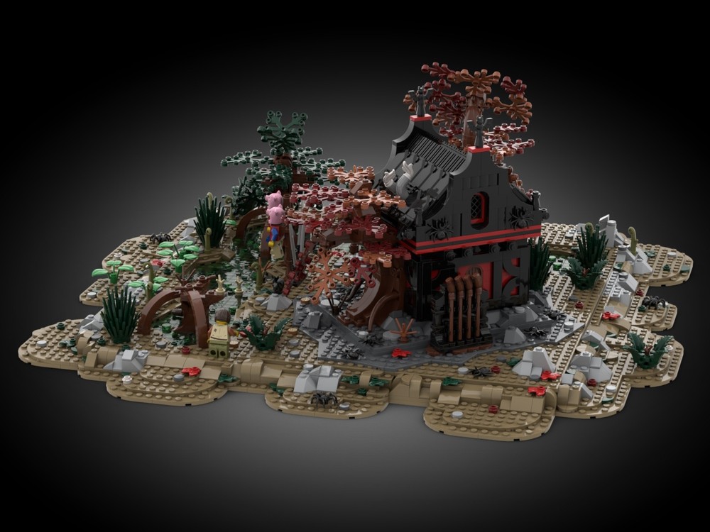 LEGO MOC Witch's Swamp - Medieval Village Diorama by Mikey_Brickalloti ...