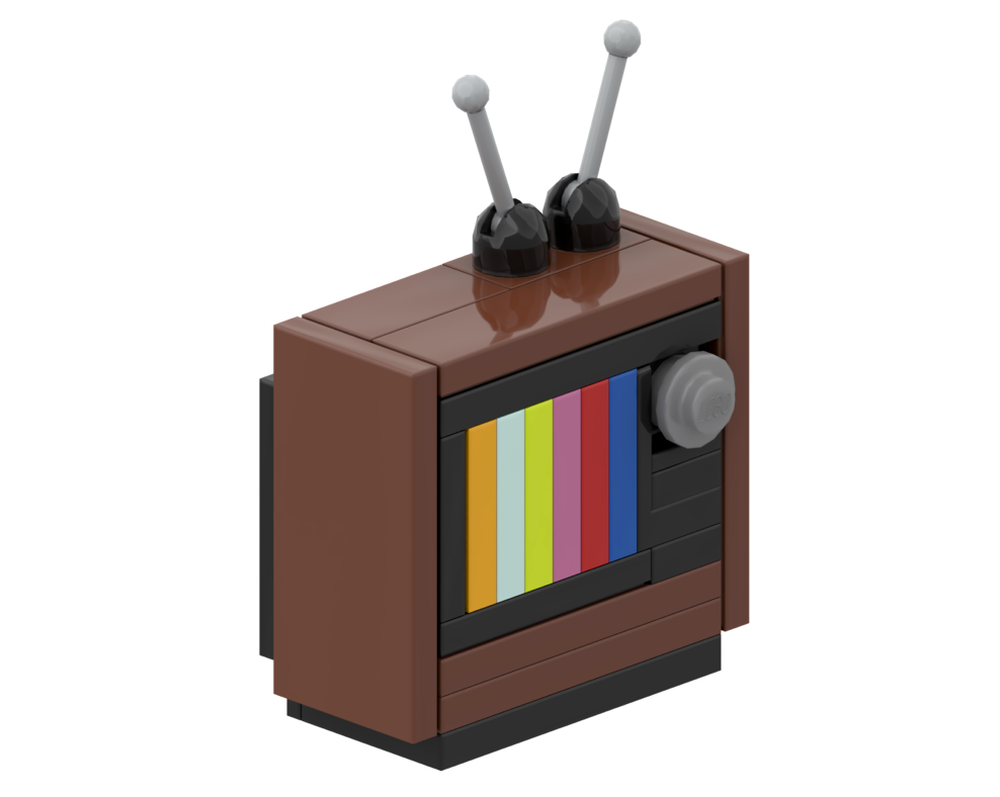 LEGO MOC 1980s TV by BrokenBrownBrick | Rebrickable - Build with LEGO
