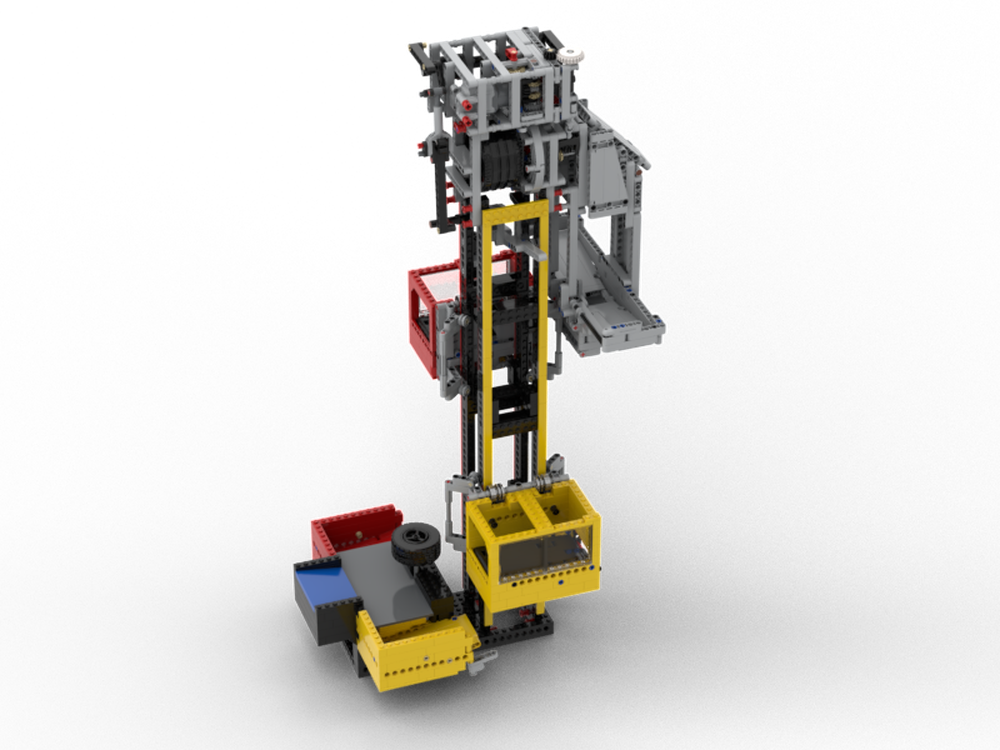 LEGO MOC LEGO GBC Mechanical Elevator by Gravibrick | Rebrickable ...