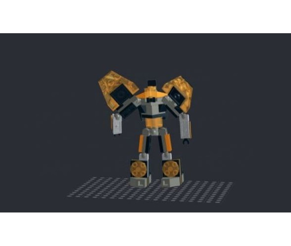 LEGO MOC Lava titanium mini mech by Max1m893 | Rebrickable - Build with ...