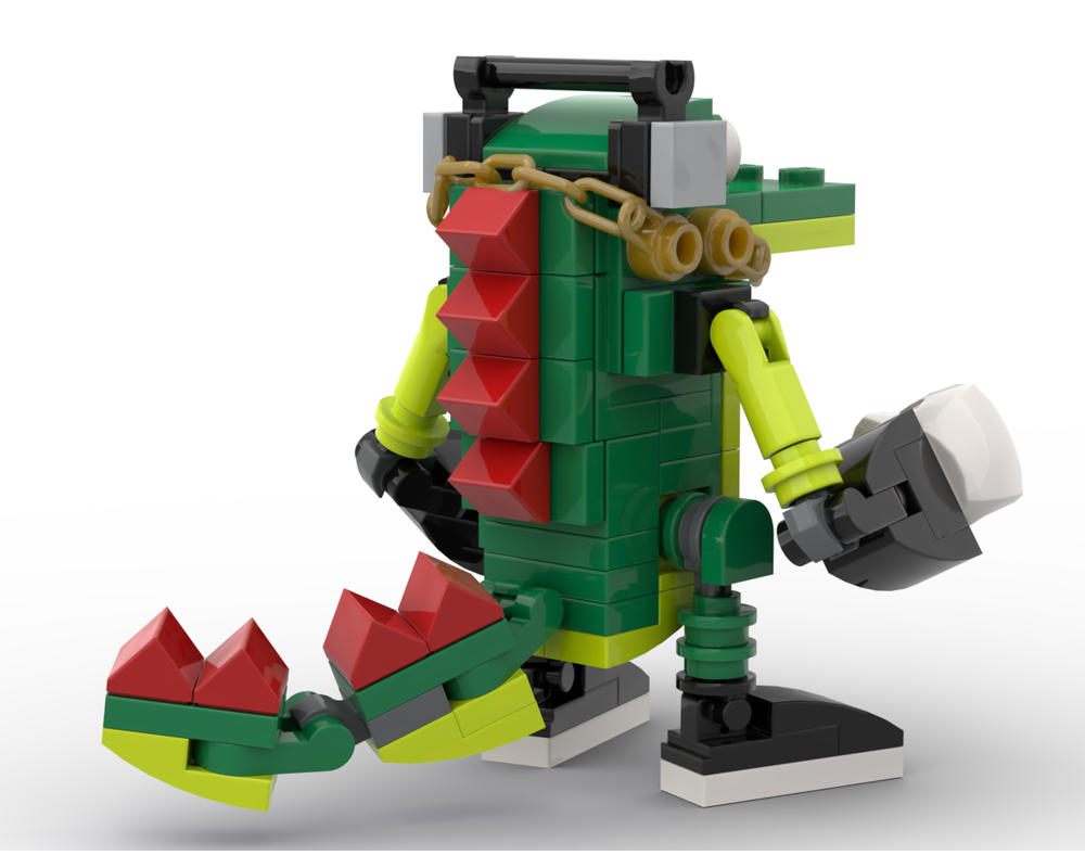 Lego Moc Vector The Crocodile Sonic Heroes By Yodakya Rebrickable